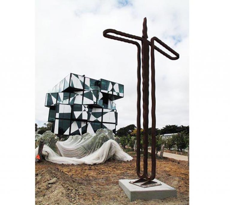 Floating Figure - 4.5m Abstract Sculpture, Corten-Steel Sculpture ...
