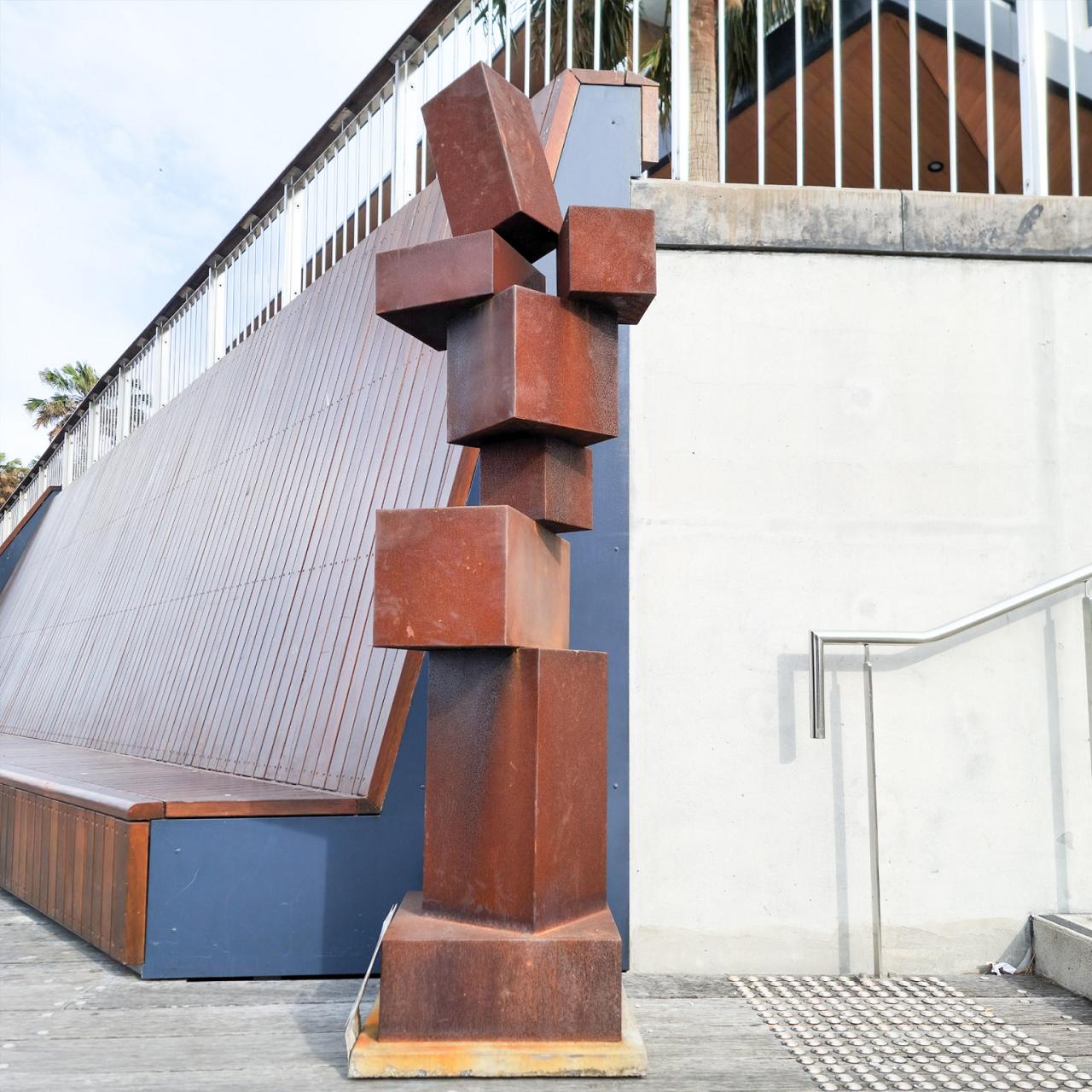 CubeStack #18 - 2.25m | Australian Sculpture Sales & Exhibitions- ARTpark